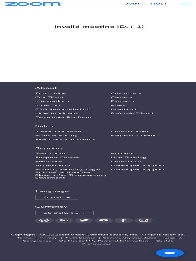 Error - Zoom | PDF