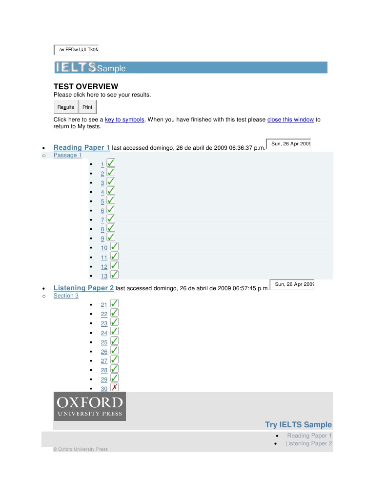 Ielts Sample | PDF
