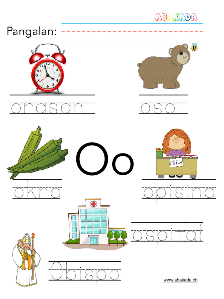 O Filipino Words | PDF