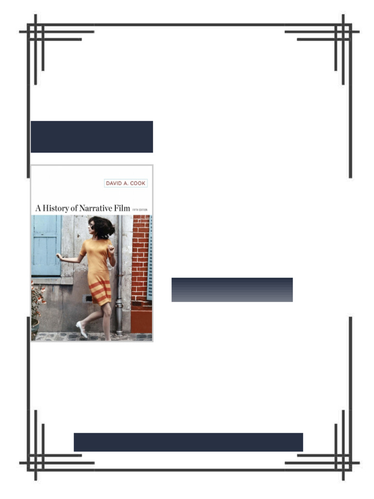 A History of Narrative Film Fifth Edition David A. Cook Ebook Ready To ...