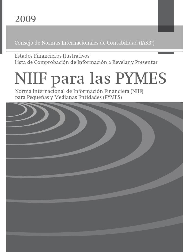 Modelos de EF Segun NIIF para PYMES | PDF | International Financial Reporting Standards ...