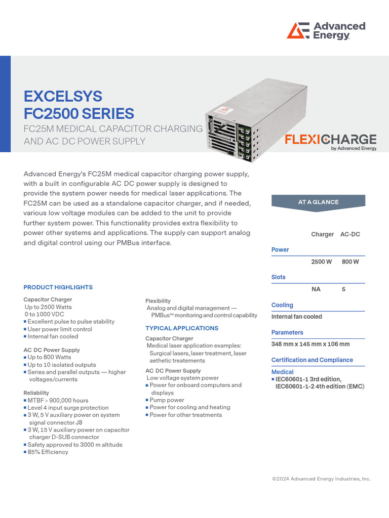 Eng FC2500 235 01 - 06 18 24 | PDF | Power Supply | Capacitor