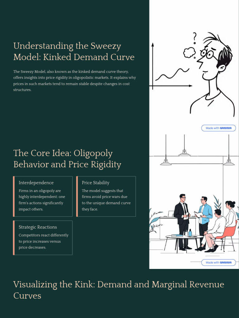 Sweezy Model: Price Rigidity in Oligopoly | PDF | Oligopoly | Demand
