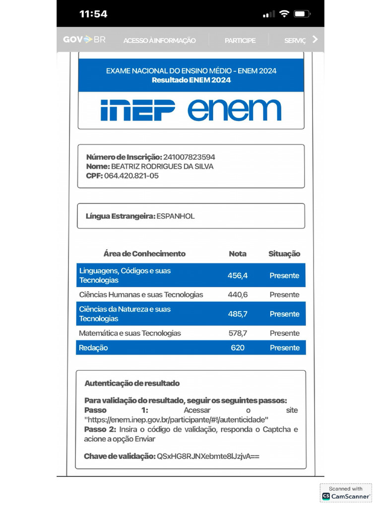 Nota Enem | PDF