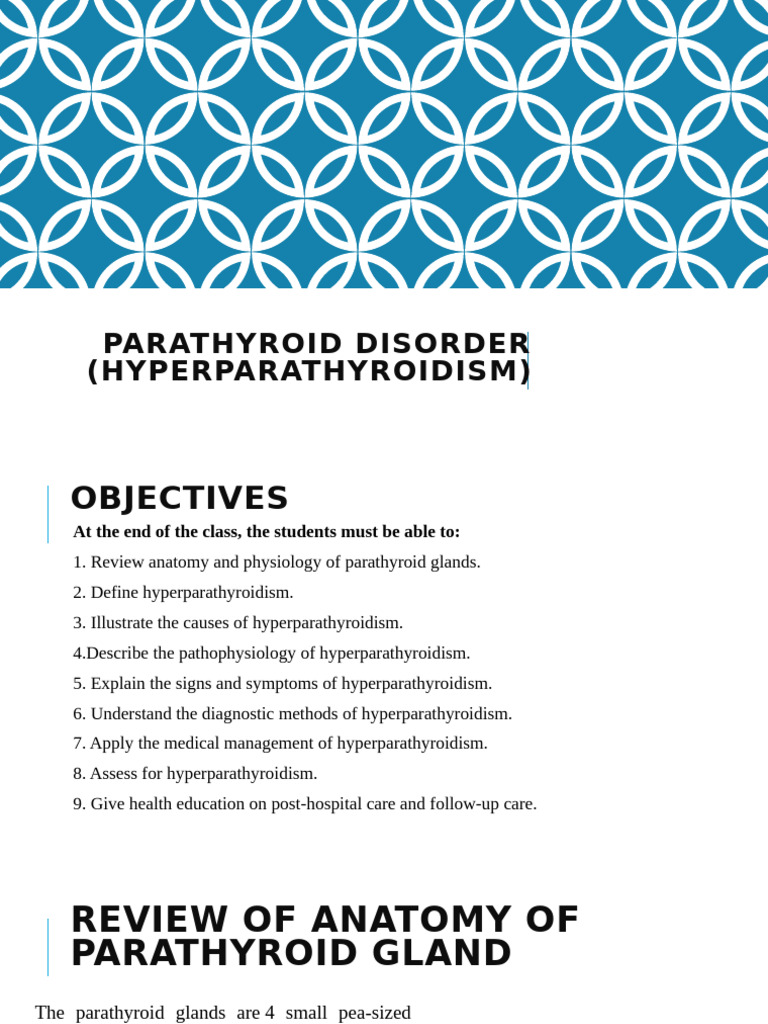 Hyper para Thyroid Is M | PDF | Parathyroid Gland | Glands