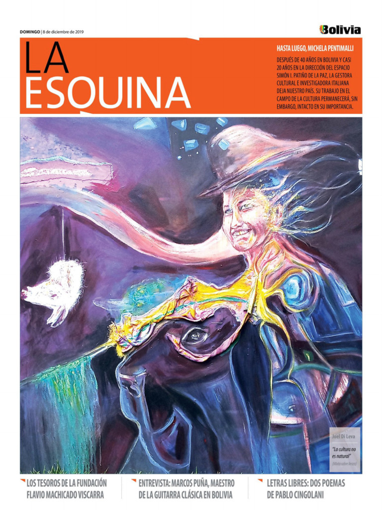 Suplemento Cultural La Esquina (8/12/2019) - Editor: Reynaldo J ...