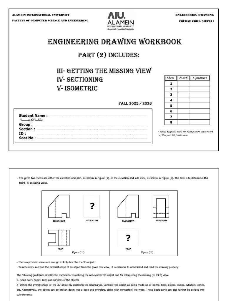2-Missing & Sectioning & Isometric | PDF