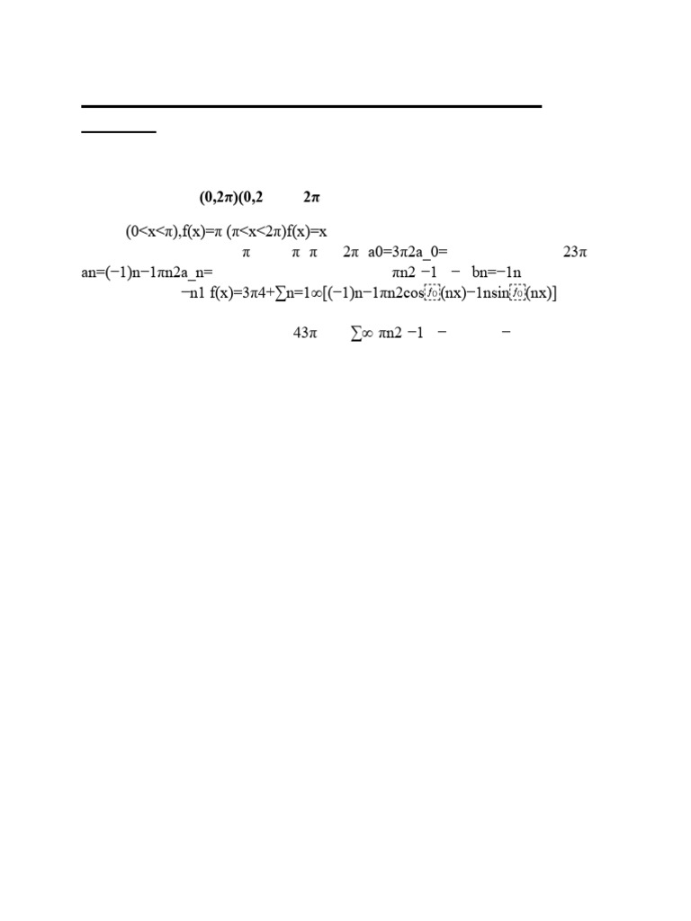 Teacher Method in Solving Fourier Series | PDF