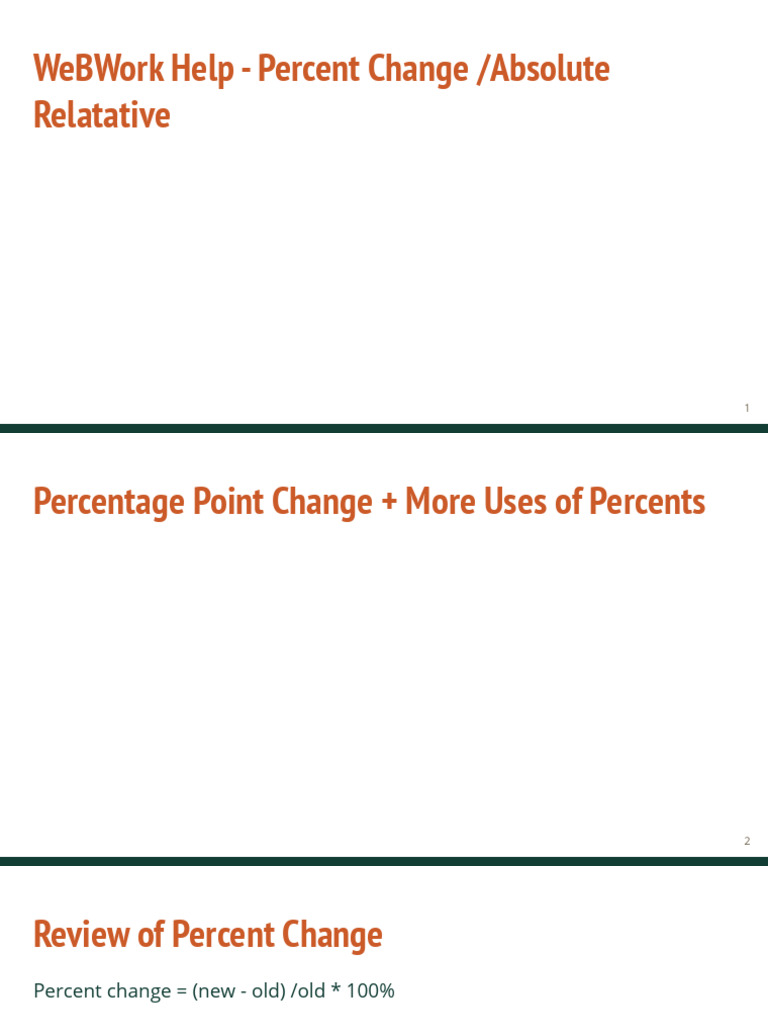 2-Percentage Point Change | PDF