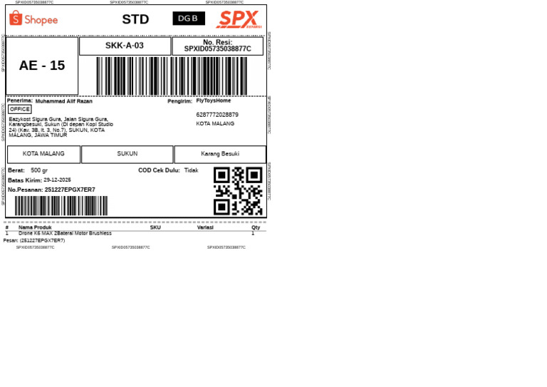 Label Pengiriman | PDF