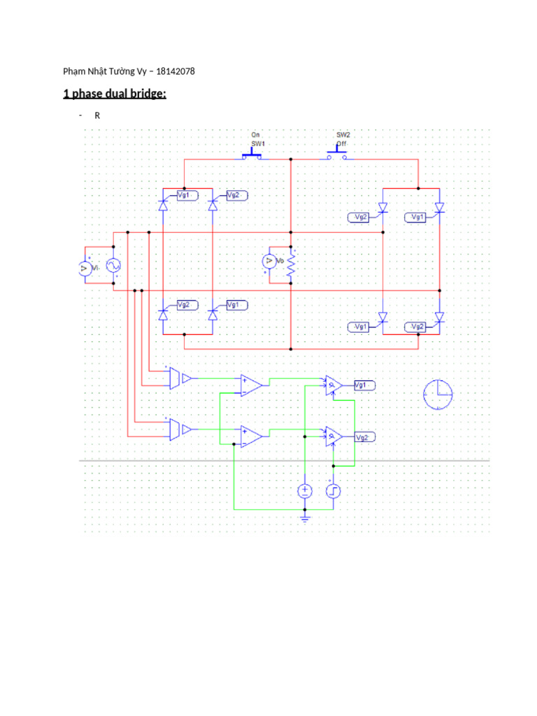 Simulate 1 Phase and 3 Phase Dual (Bridge) | PDF