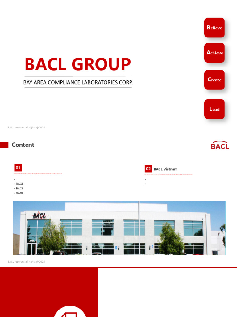 BACL: Global Testing & Certification Services | PDF | Electromagnetic ...