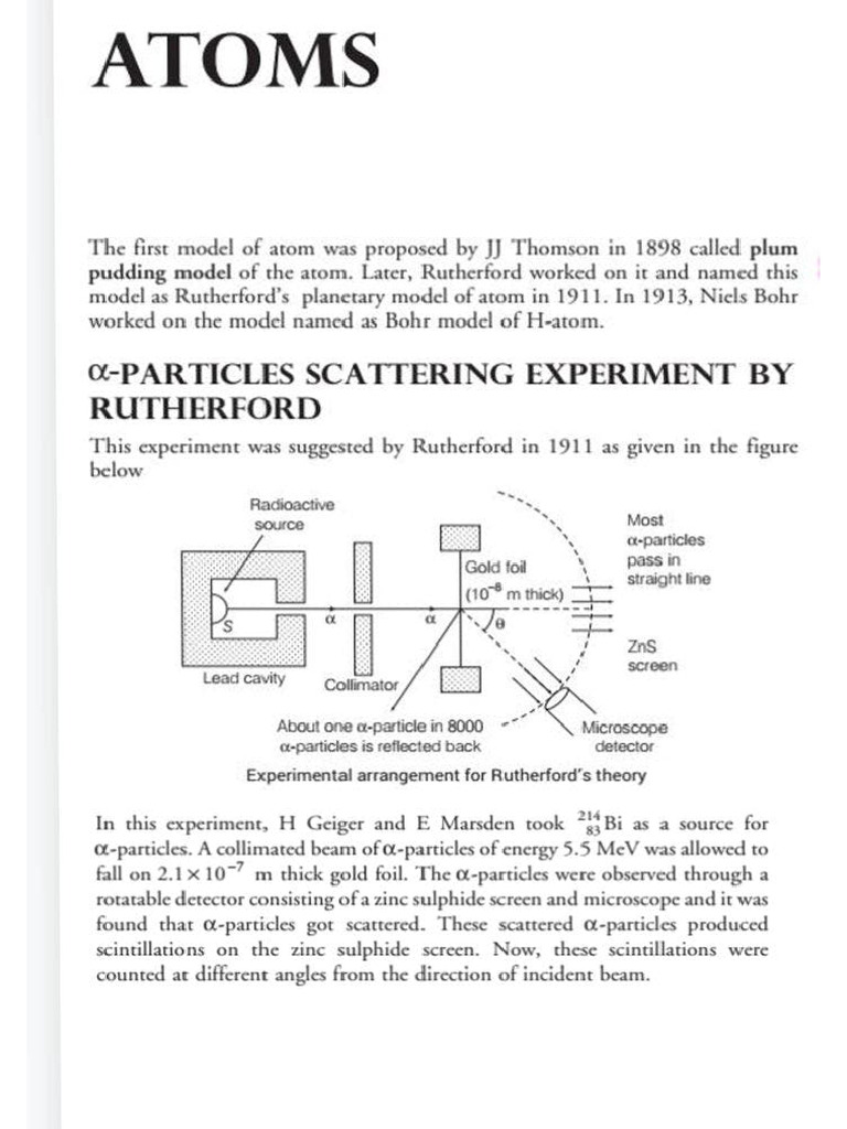 Rutherford Experiment | PDF