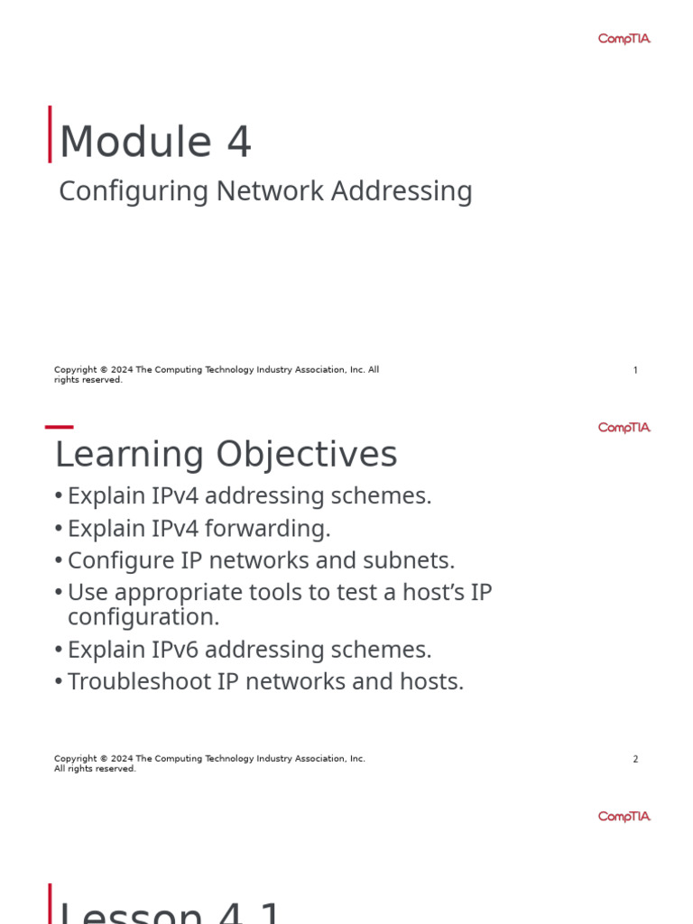 Module 4 Powerpoint | PDF | I Pv6 | Ip Address
