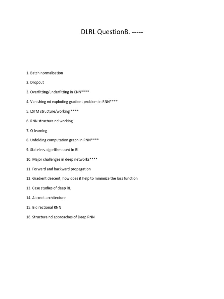DLRL QuestionB-1 | PDF | Learning | Algorithms