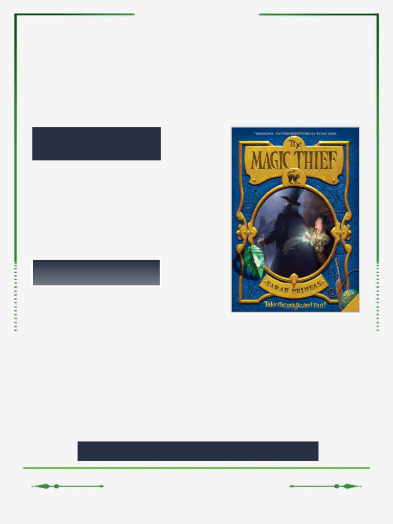 The Magic Thief Sarah Prineas ebook authorâ€™s edition | PDF | Zoology