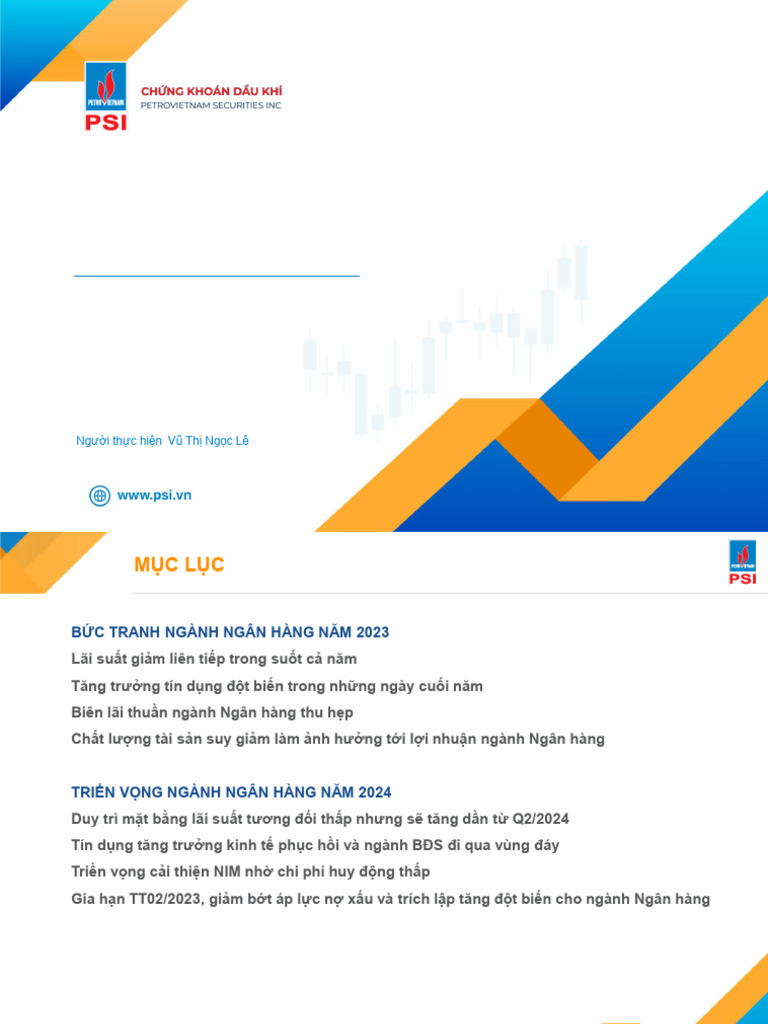 PSI Banking Sector Outlook 2024 | PDF