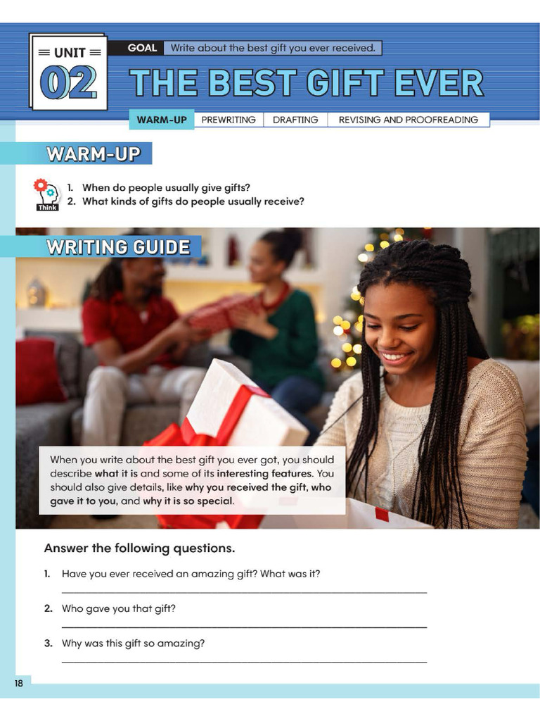 Writing - The Best Gift | PDF