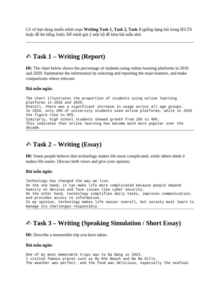 Writing Task 1 | PDF | Educational Technology