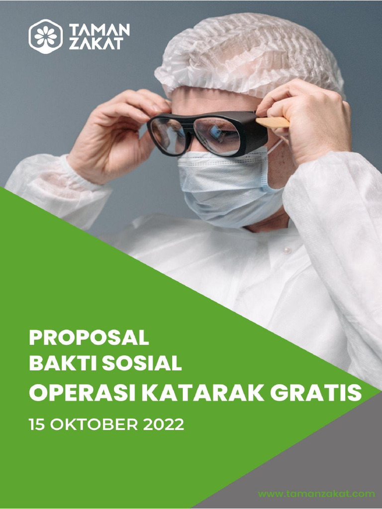 Proposal Baksos Operasi Katarak 2022 | PDF