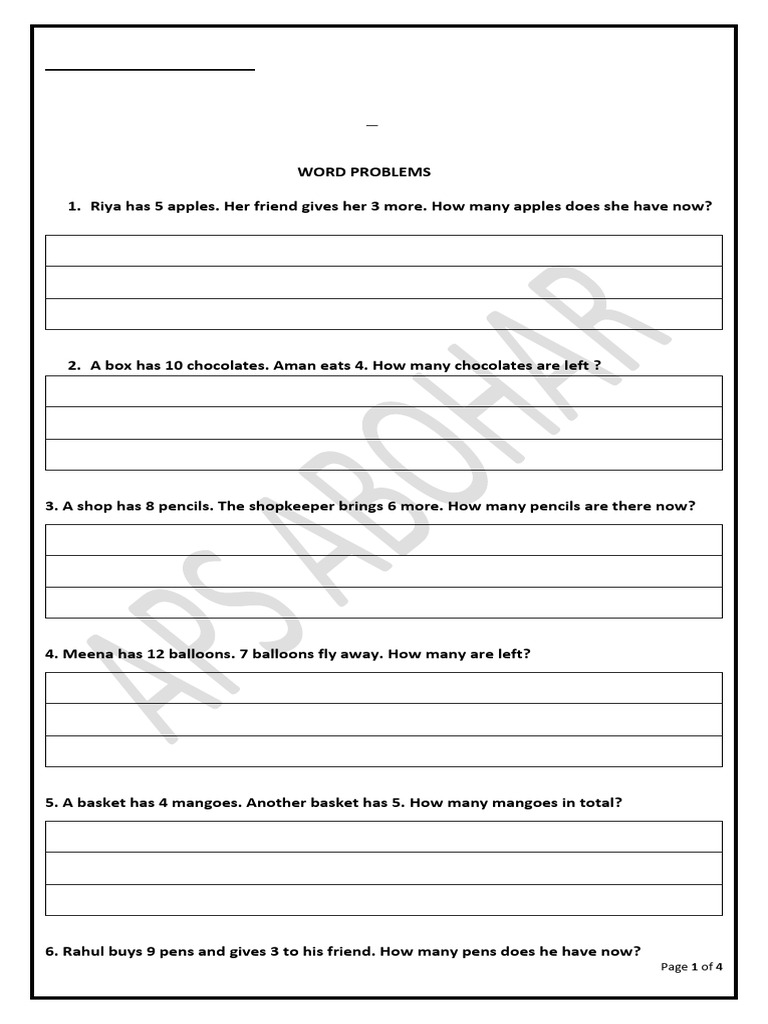 Worksheet Abhiyas 2 | PDF