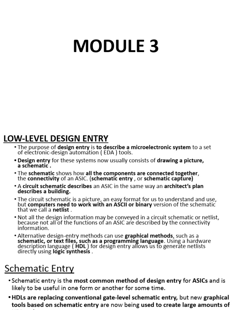 Module-3 ASIC-pptx.pptx | PDF | Hardware Description Language | Vertex ...