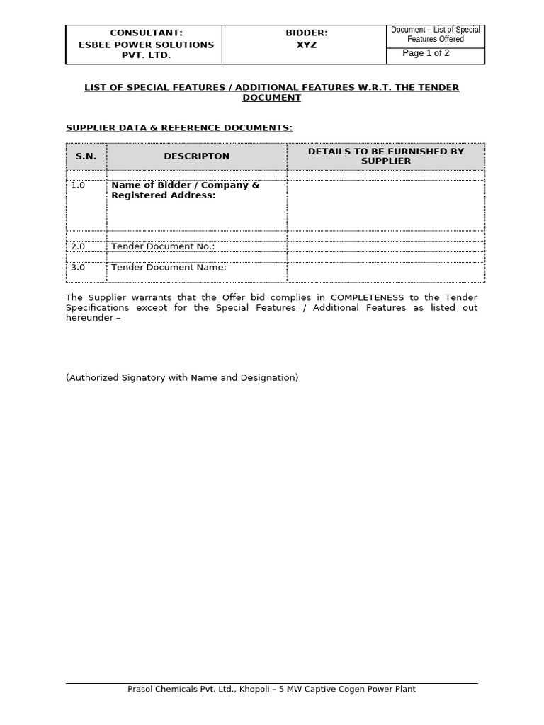 List of Special Features | PDF