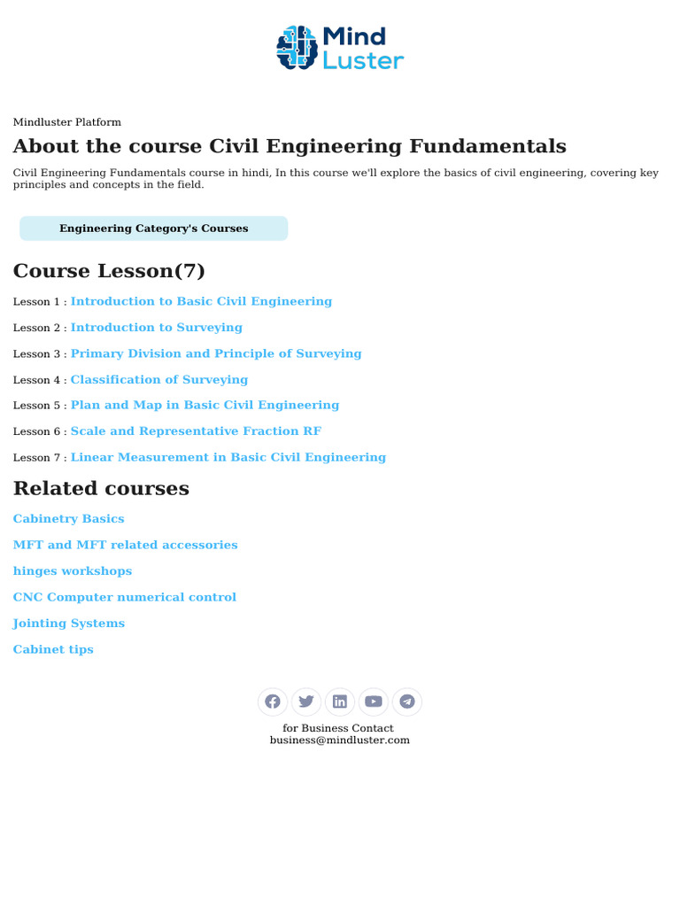 Civil Engineering Basics Course in Hindi | PDF