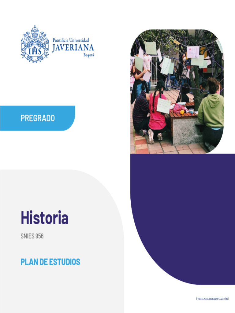 Plan de Estudios - Historia (Pregrado) | PDF | Sociología | Ciencias ...