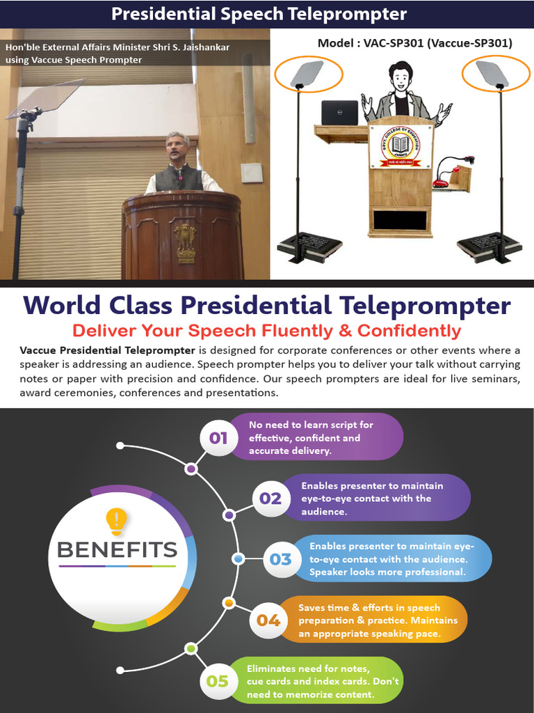 Presidential-Teleprompter-Brochure | PDF | Computing | Software