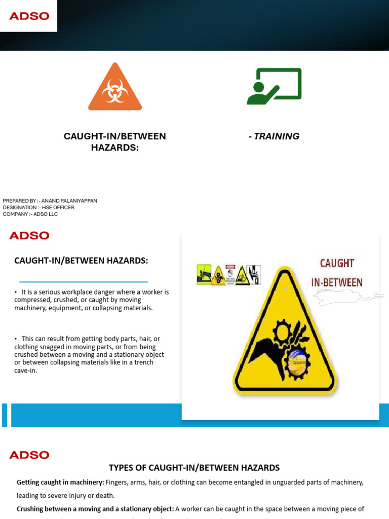 04.12.2025.Caught in-between Training | PDF | Occupational Safety And ...