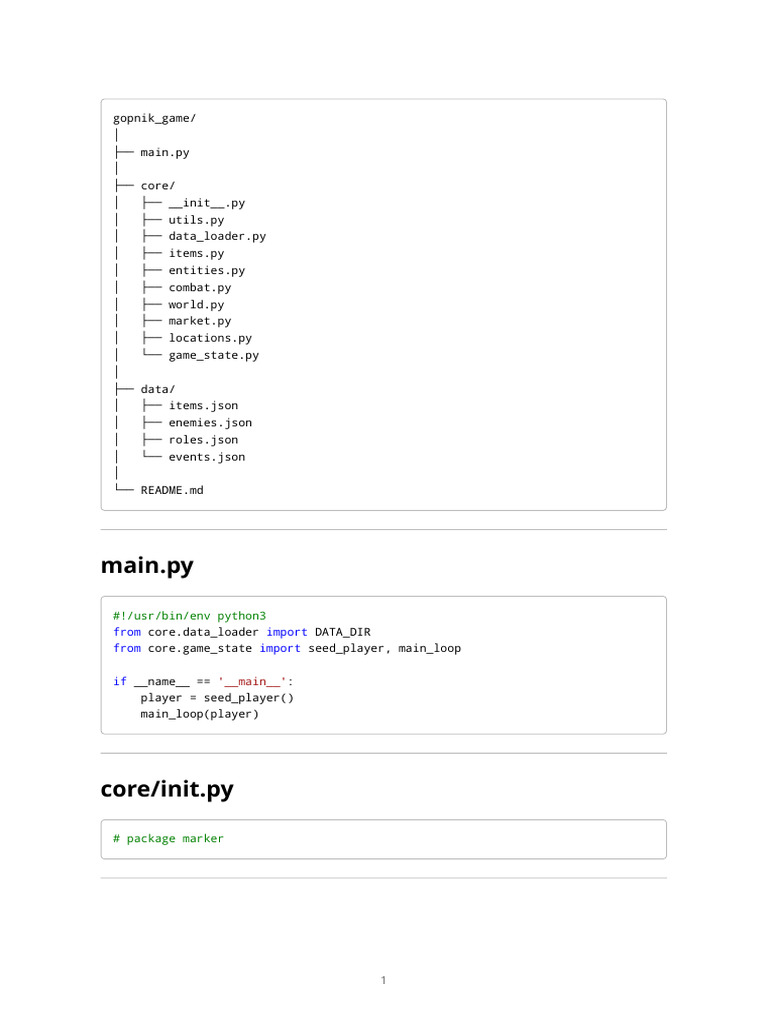 Gopnik Rpg — Project Files | PDF
