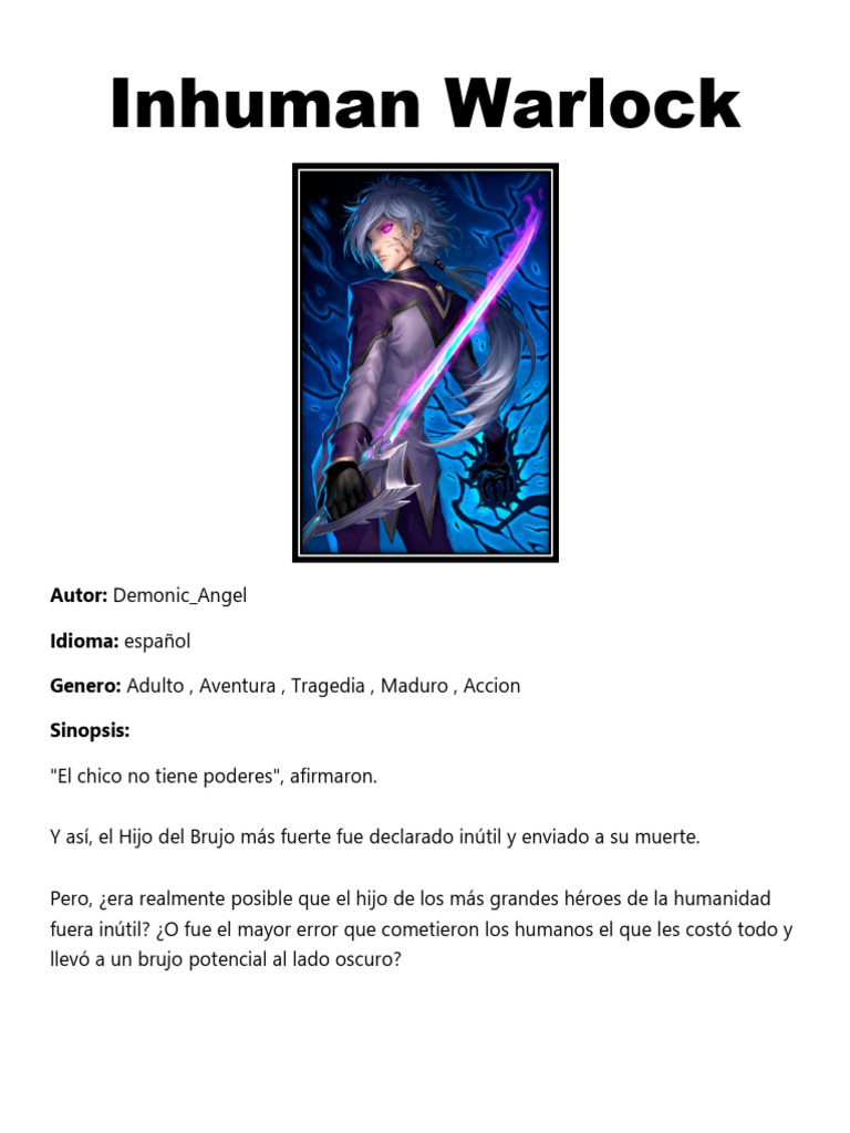 Inhuman Warlock 26 - 50 | PDF