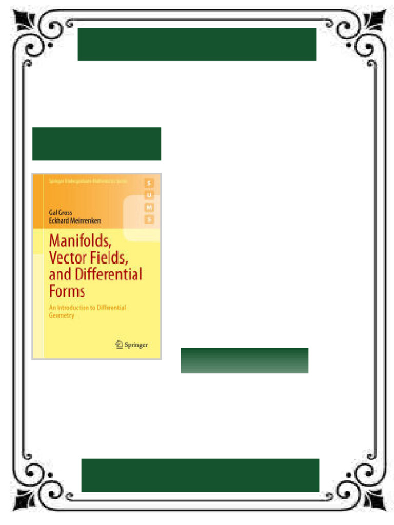 Manifolds Vector Fields and Differential Forms An Introduction to ...