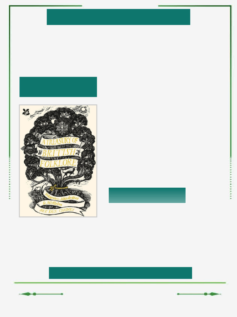 A Treasury of British Folklore Maypoles Mandrakes Mistletoe 1st Edition ...