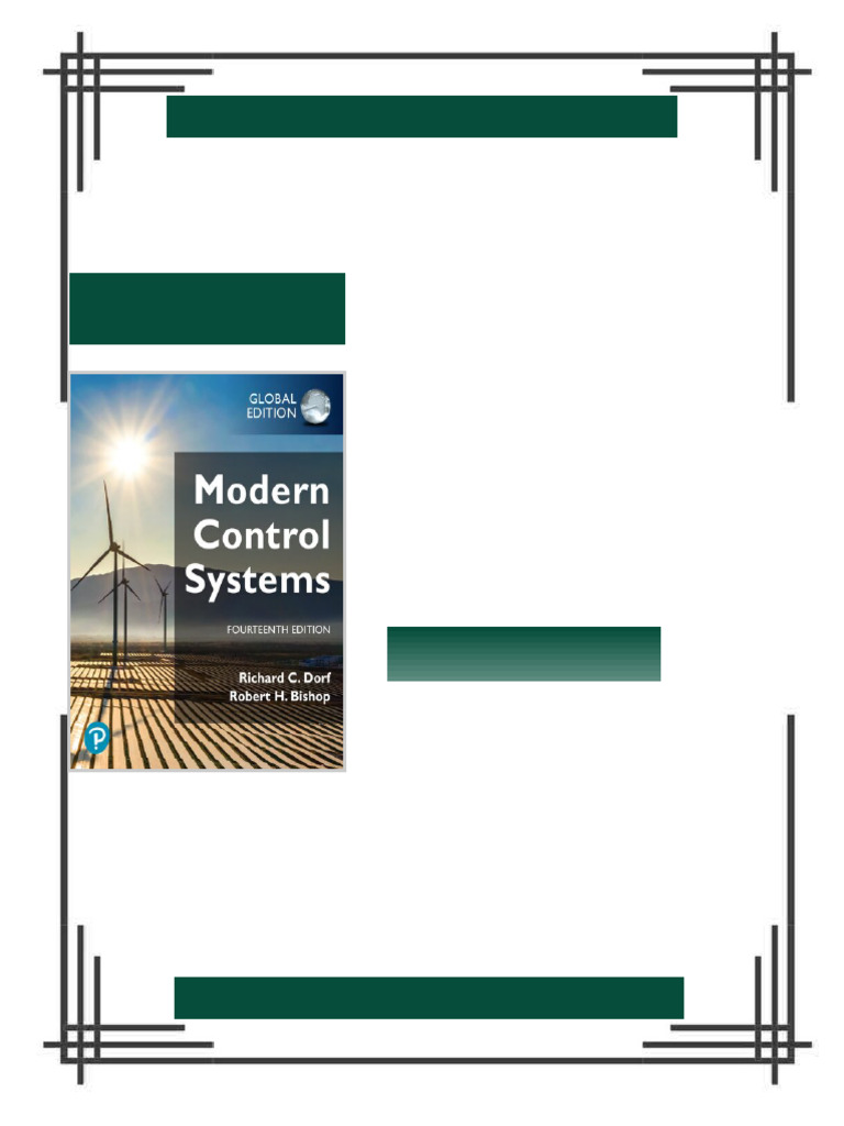 Modern control systems 14th Edition Robert H. Bishop eBook fully ...