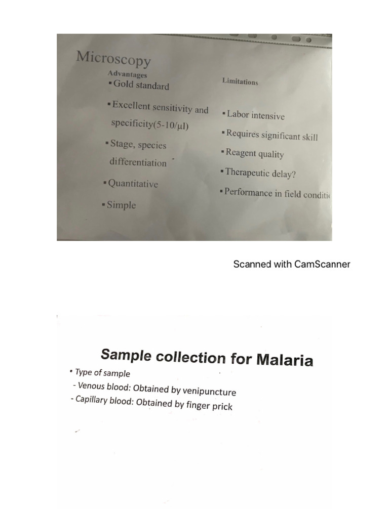 Peripheral Blood Smear for Parasites (Mp) (2) | PDF