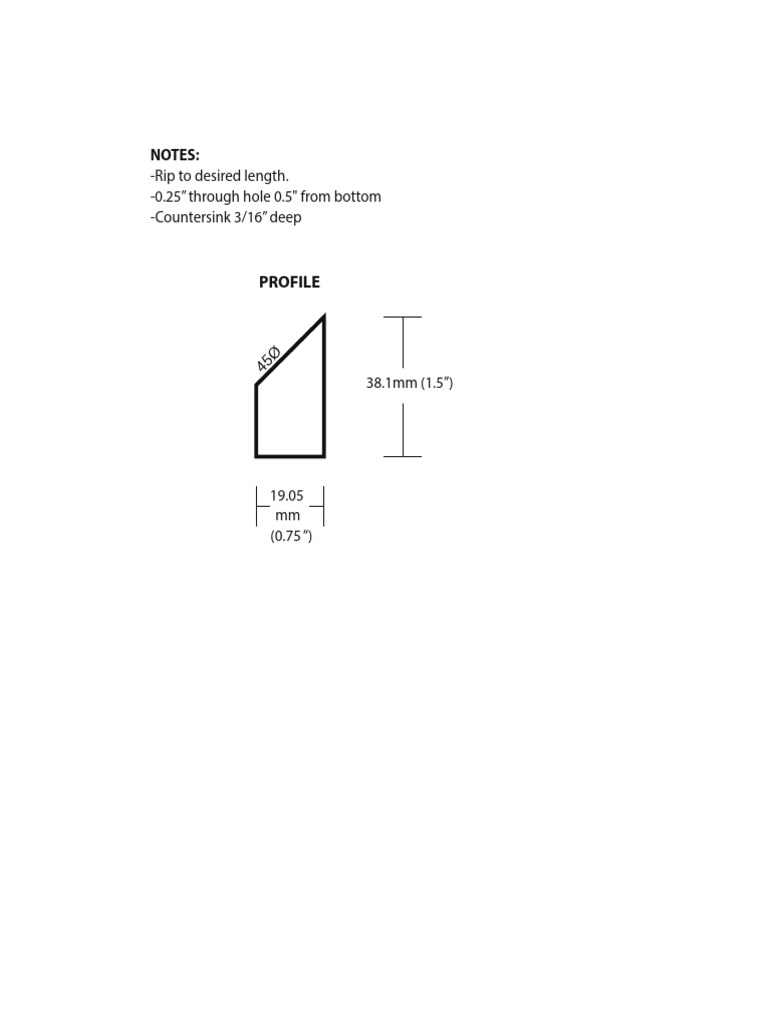 French Cleat Profile | PDF