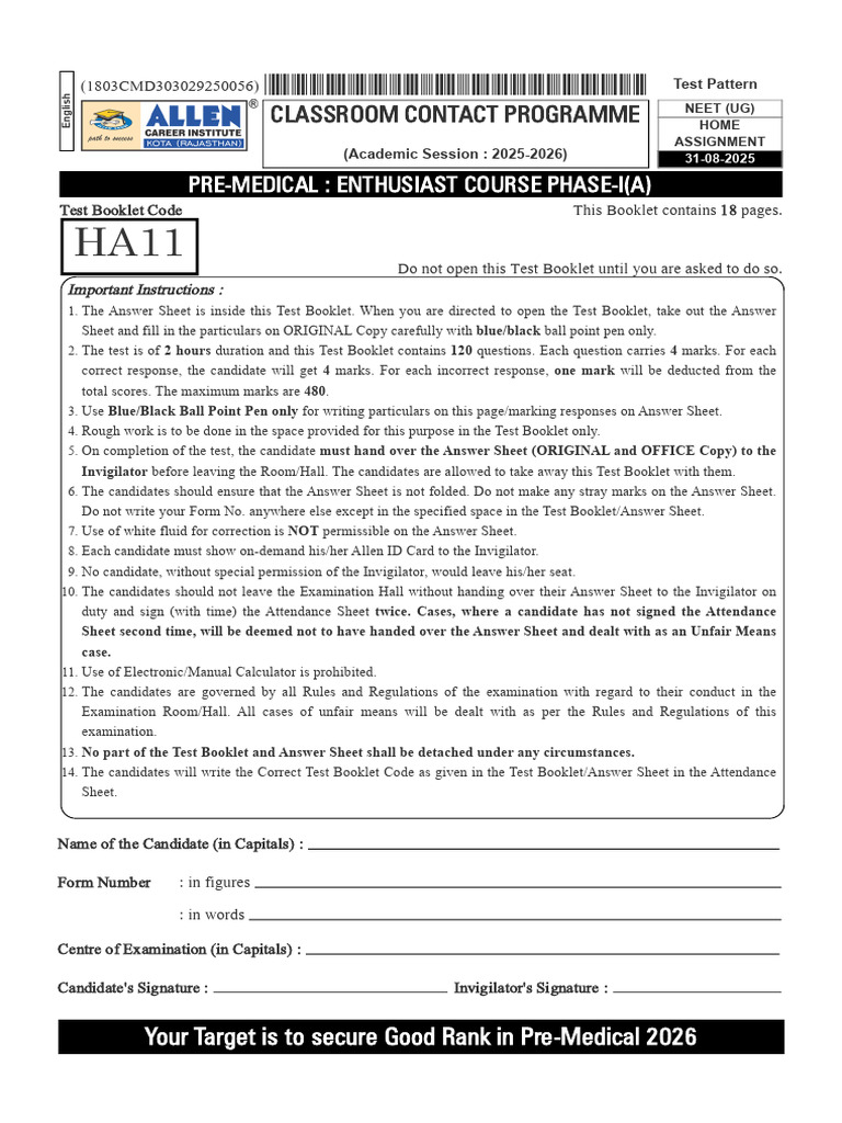 4d7c5bed8d9a72f27c55c1e4a3b9ff8b 3108 Pre Medical Enthusiast Phase i a ...