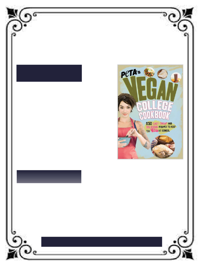 PETA s Vegan College Cookbook 275 Easy Cheap and Delicious Recipes to ...