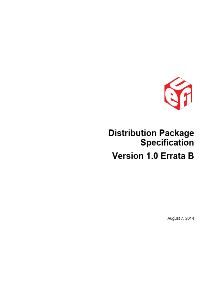 Dist Packaging Specification 1 Errata B | PDF | Xml Schema