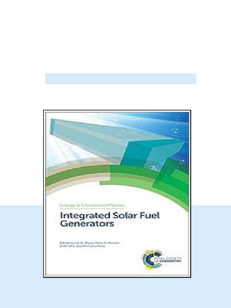 Integrated Solar Fuel Generators Sharp Ian D digital download | PDF ...