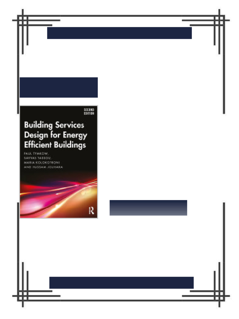 Building Services Design for Energy Efficient Buildings 2nd Edition ...