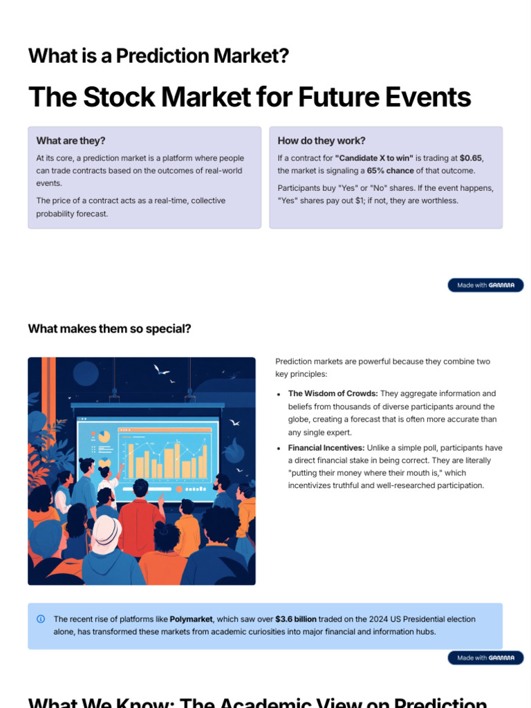 Understanding Prediction Markets Explained | PDF | Regression Analysis ...