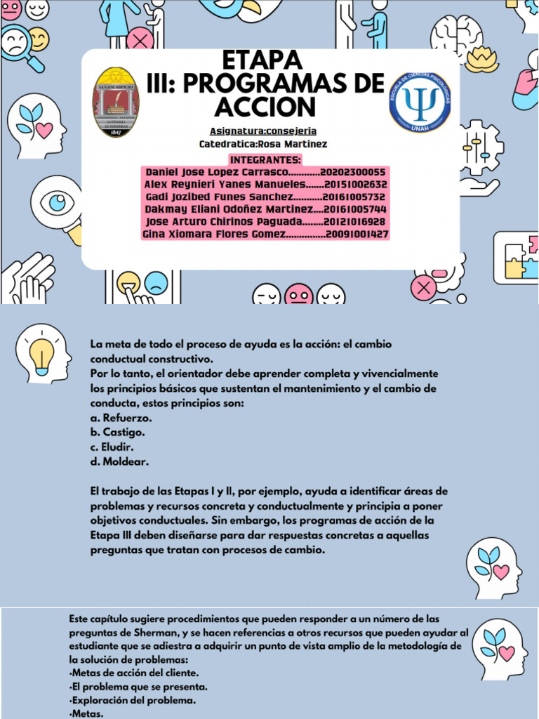 Programas de Accion | PDF