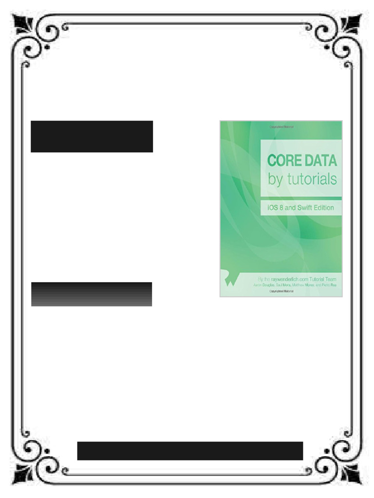 Core Data by Tutorials iOS 8 and Swift Edition Aaron Douglas ebook long ...