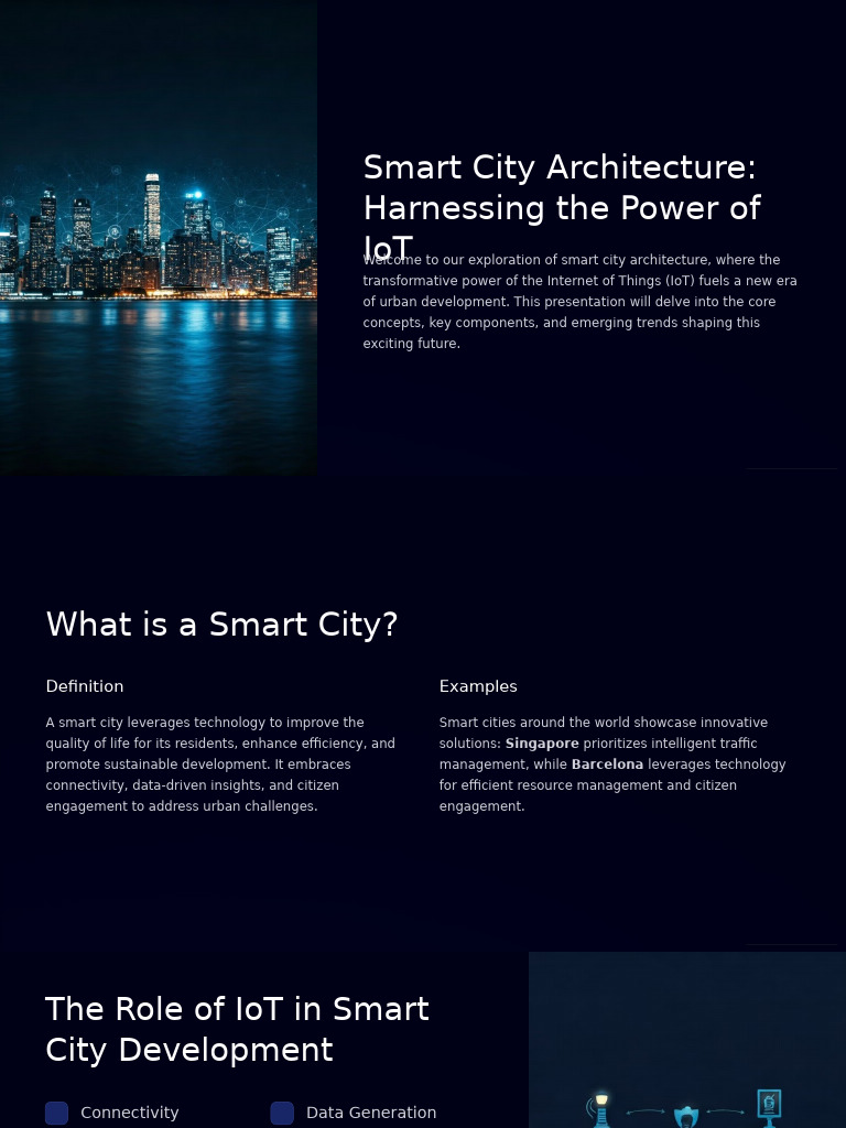 Smart City Architecture Harnessing The Power of IoT | PDF | Internet Of ...