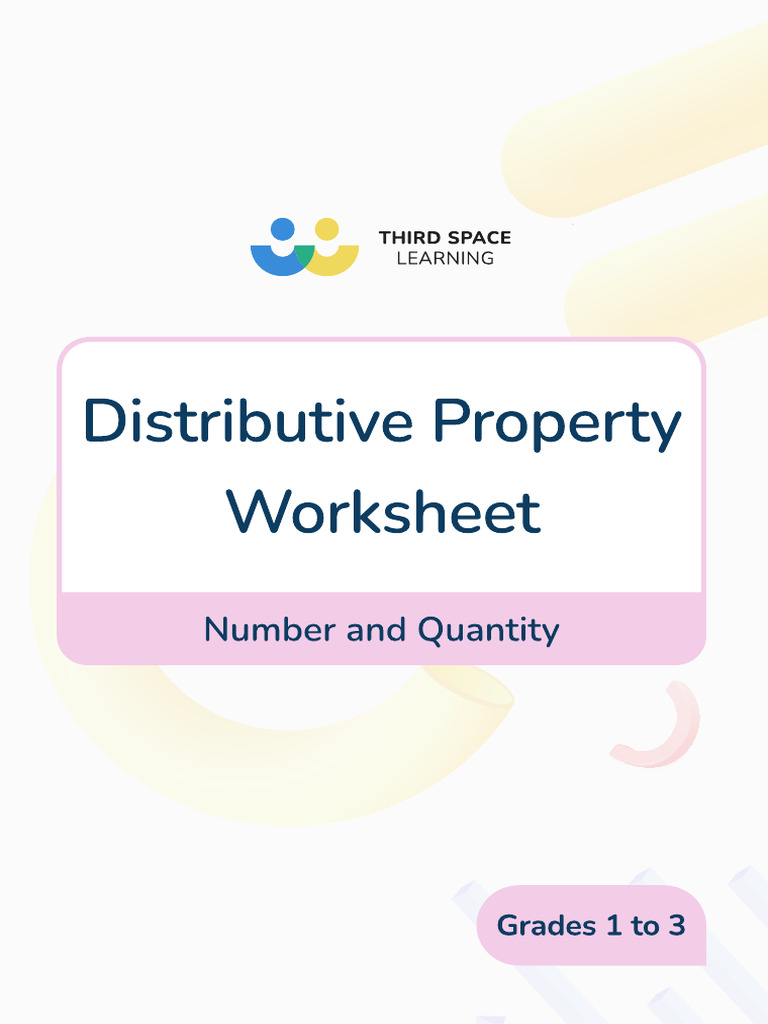 Distributive Property Worksheet | PDF | Worksheet | Mathematics