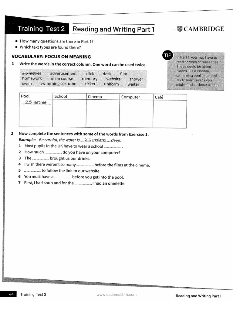 Test 2 KET | PDF