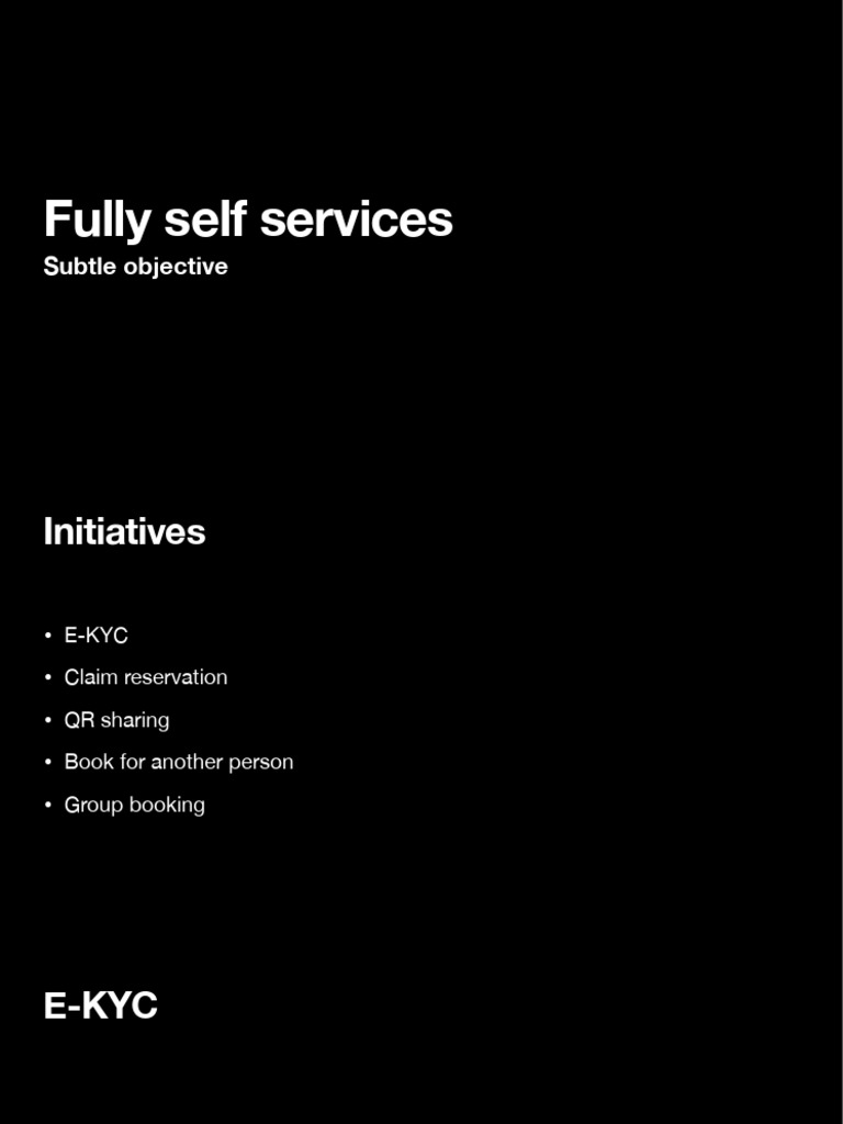 Fully Self Services | PDF | Identity Document | Government And Personhood